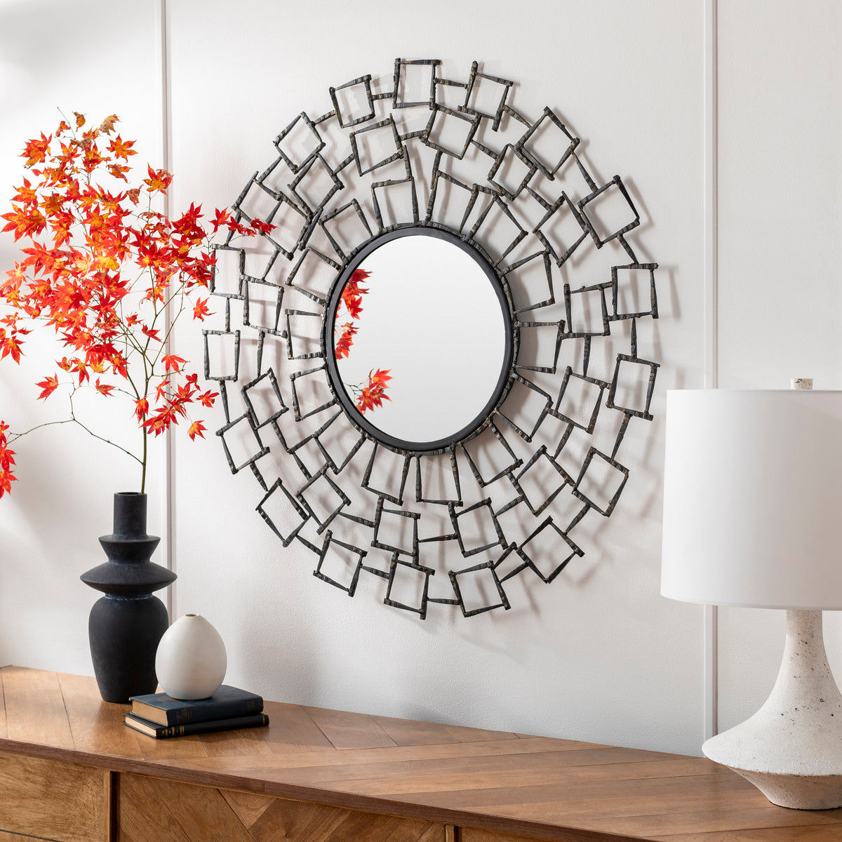 Horus HOU-001 35"H x 35"W Mirror – Creative Carpet & Flooring
